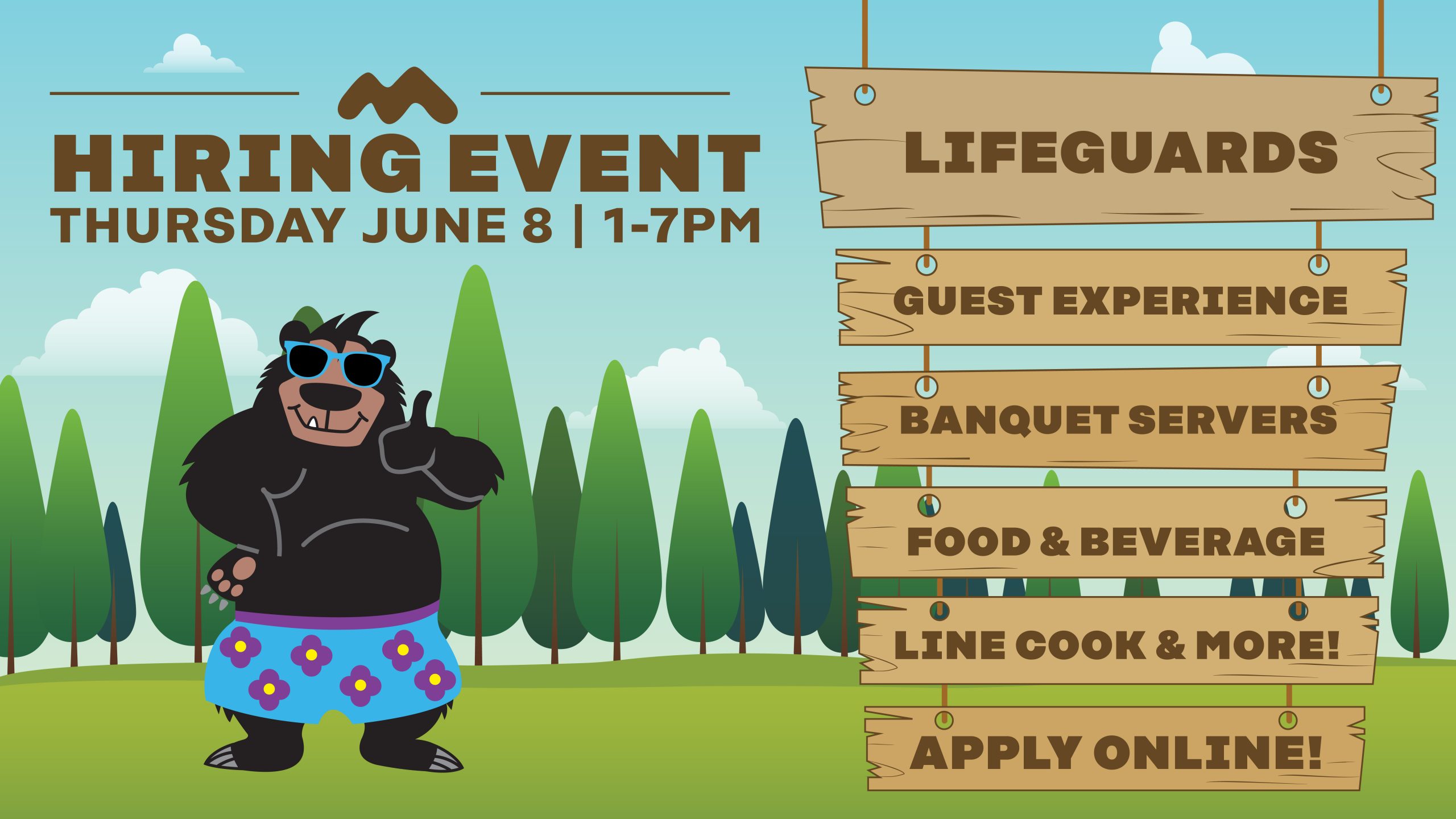Summer Hiring Event - Mountain Creek