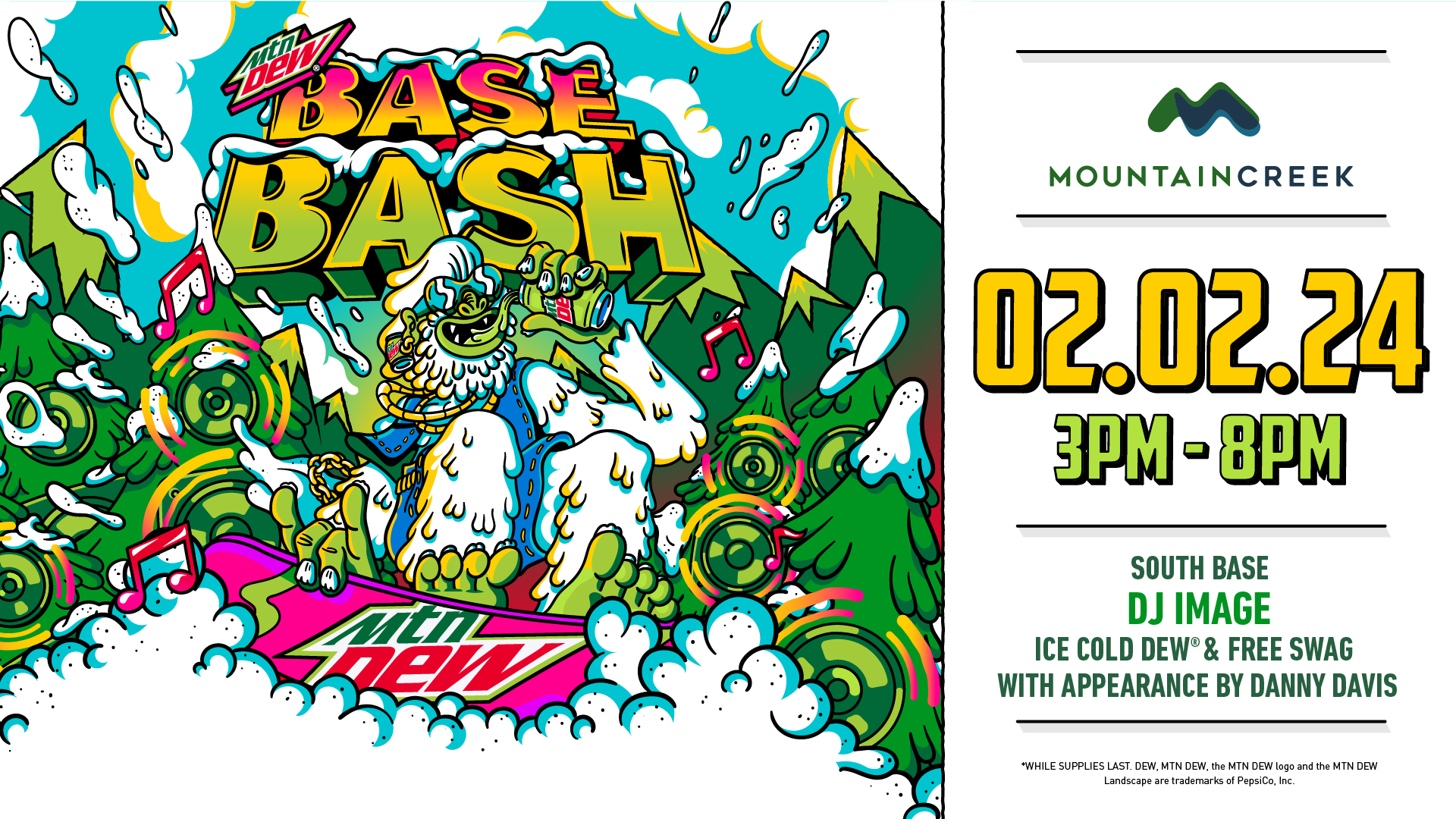 Mountain Dew Base Bash - Mountain Creek